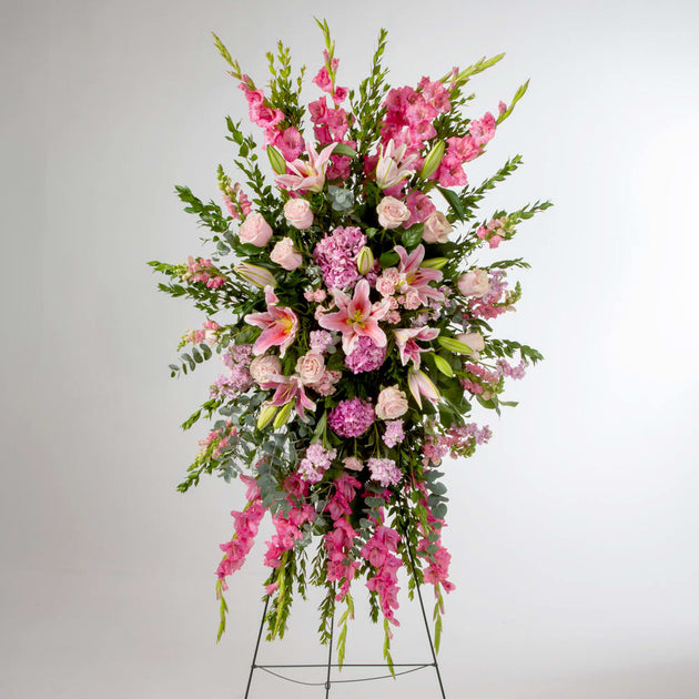 Sympathy Lilies for Funerals – White Lily Arrangements | Burbank Delivery
