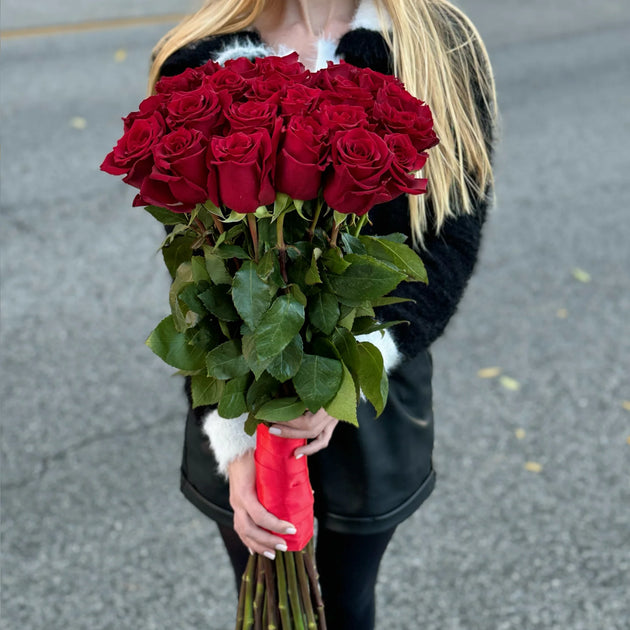 Sympathy Roses for Funeral – White, Red & Pink Roses | Burbank Delivery ...