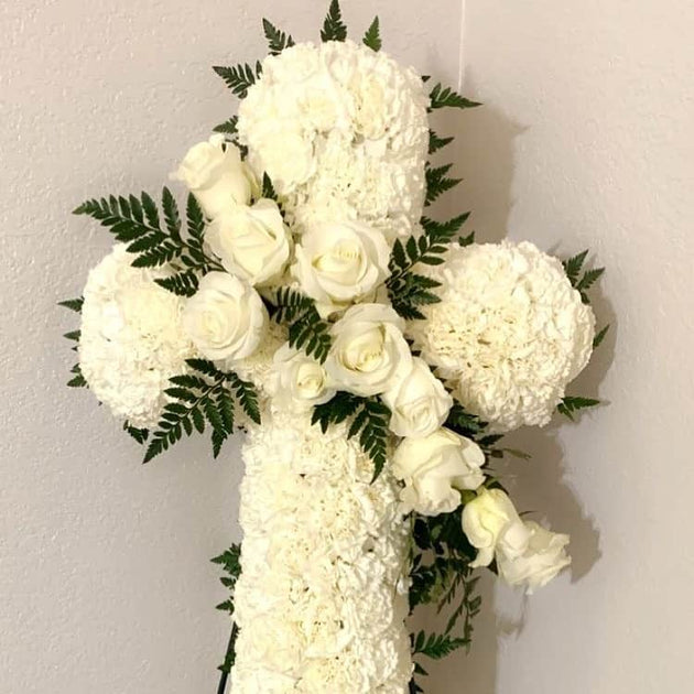 Sympathy Roses for Funeral – White, Red & Pink Roses | Burbank Delivery